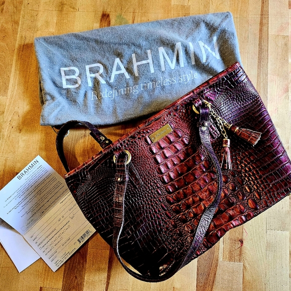 Brahmin | Bags | Medium Asher Ember Melbourn | Poshmark